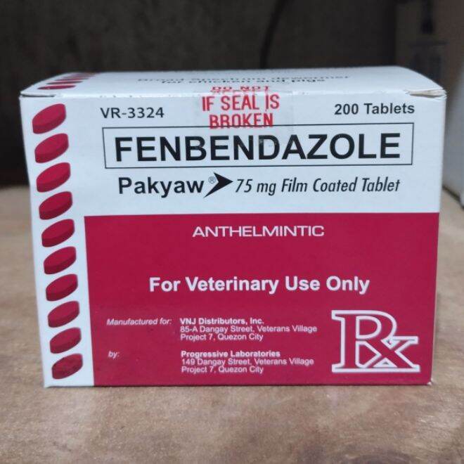 PAKYAW Fenbendazole 200Tablet /1Box | Lazada PH