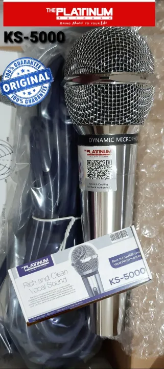Platinum Professional Dynamic Microphone. KS-5000 | Lazada PH