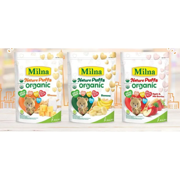 milna nature puff organik , milna puff organik cemilana bayi sehat ...