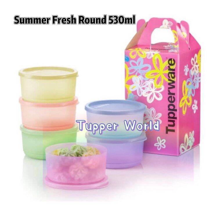 Tupperware Summer Fresh Round 530ml (1) | Lazada