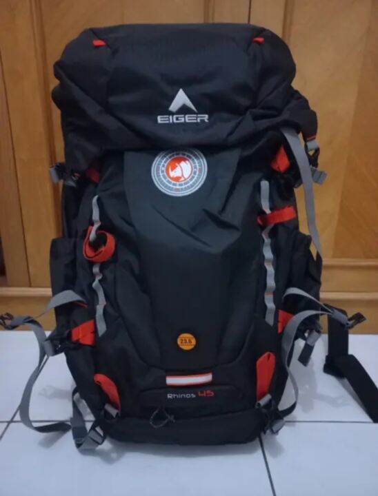 Tas Gunung Carrier Eiger Original Rhinos 45L 1A Rucksack | Lazada Indonesia