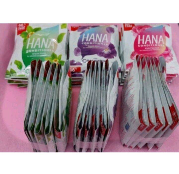 ️NEW HANA CONDITIONER SACHET WITH COLLAGEN(12 Sachets x 20ml)+ 66% MORE ...