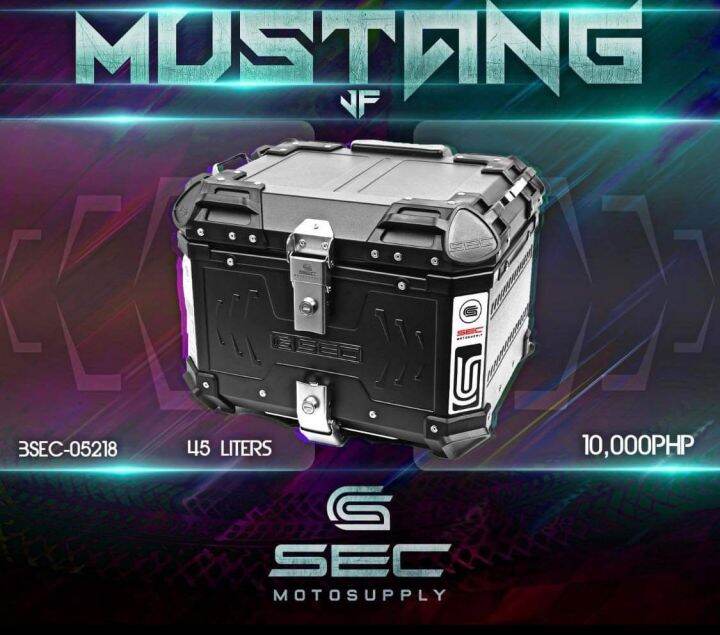 sec 28liters & 45liters alloy top box | Lazada PH