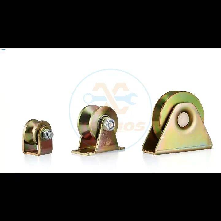 1pcs 1.2inch/2inch V type gate roller Groove Angle Iron Pulley Bearing ...