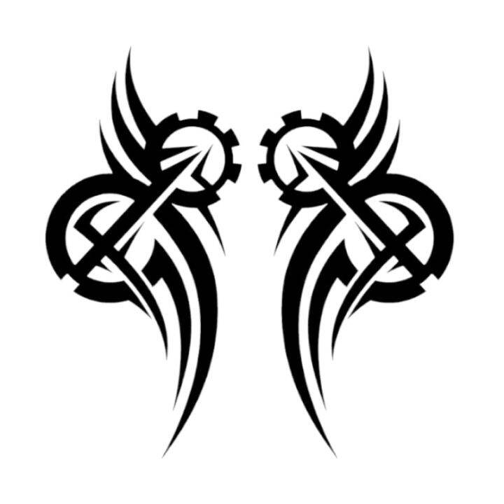 Tribal logo vinyl sticker pair (big) | Lazada PH