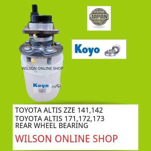 Toyota Altis 3DACF027F-13S Rear Wheel Bearing ZZE 141 142 ZRE | Lazada