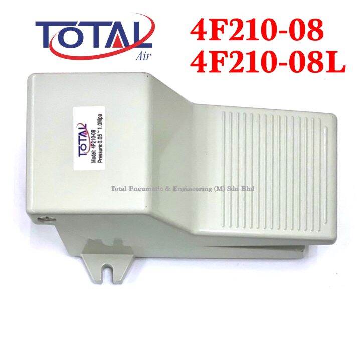 ToTal Air 4F210-08 4F210-08L Pneumatic Foot Pedal Valve Foot Valve Mechanical Valve Control ...