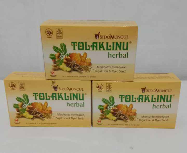 TOLAK LINU HERBAL Untuk meredakan Pegal Linu dan Nyeri Sendi (isi 5 ...