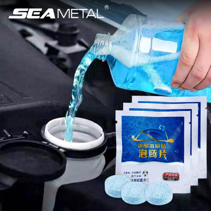 SEAMETAL Car Concentrated Wiper Essence Effervescent Tablet to Remove ...