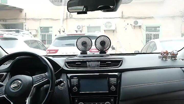 Automotive powerful dual fan air conditioning mini dual charge cooler ...