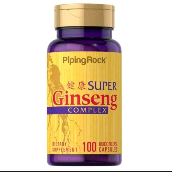 Super Ginseng Complex 100 capsules | Lazada.co.th