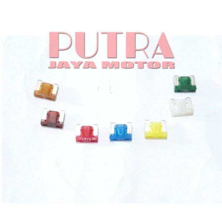 ORIGINAL SEKRING SKRING FUSE MICRO TANCAP DX 5A 7.5A 10A 15A 20A 25A 30A PASIFIC ASLI | Lazada ...