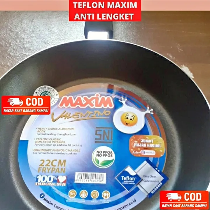 teflon maxim original ukiran 22 cm | Lazada Indonesia