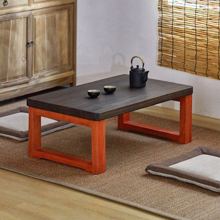 Japanese Style Small Tea Table Tatami Short Table Solid Wood Tea Table ...