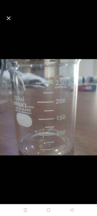 1000Bk250, beaker GLASS low form iwaki ukuran 250 ml | Lazada Indonesia