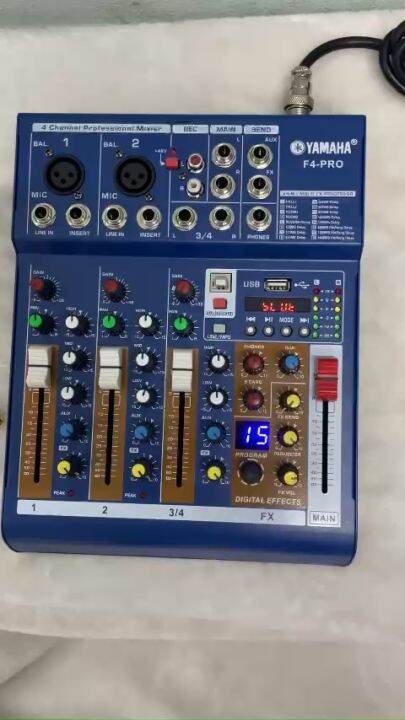 Mixer F4 Pro có reverb ,phiên bản mới nhất : Ghép dàn âm thanh,Loa kéo ...
