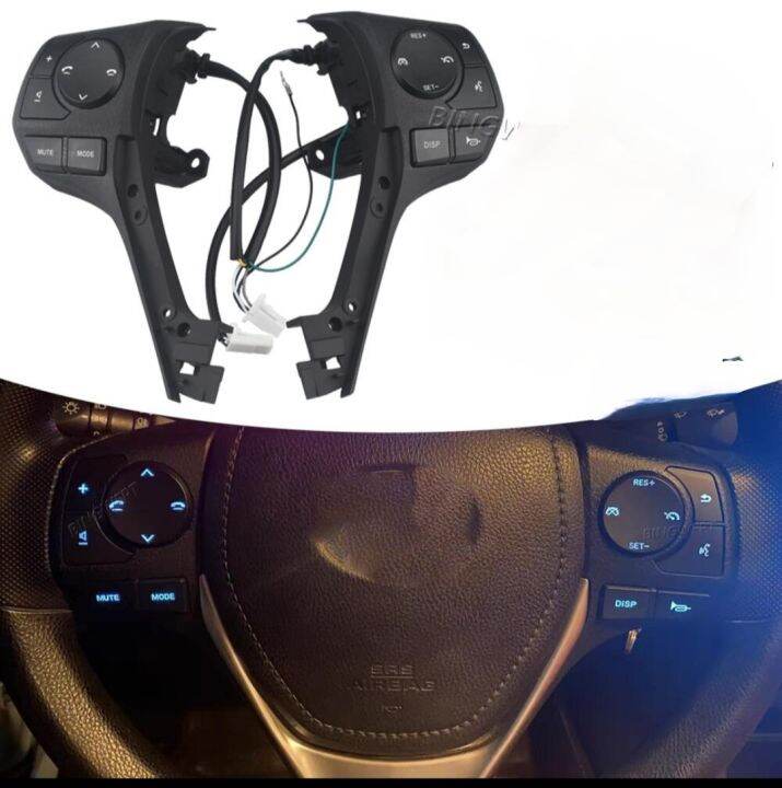 Steering Wheel Switch Cruise Control Button Toyota Vios RAV4 2018 2021 ...