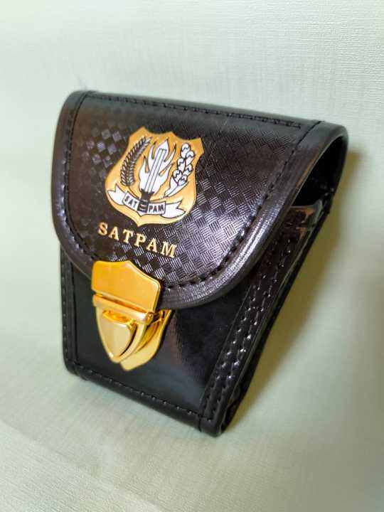 kotak borgol satpam/tempat borgol satpam kulit sintetis | Lazada Indonesia