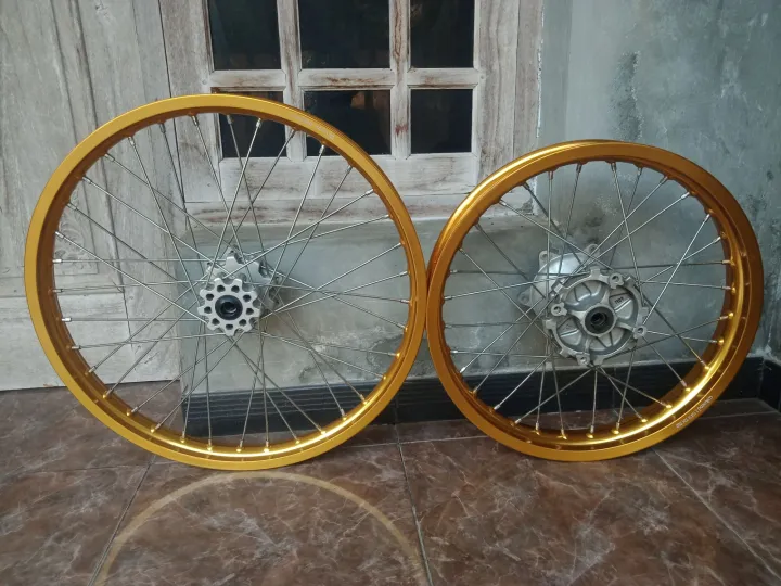 velg set original crf crf150 ukuran 18 21 tromol ori crf ruji ori velg ...