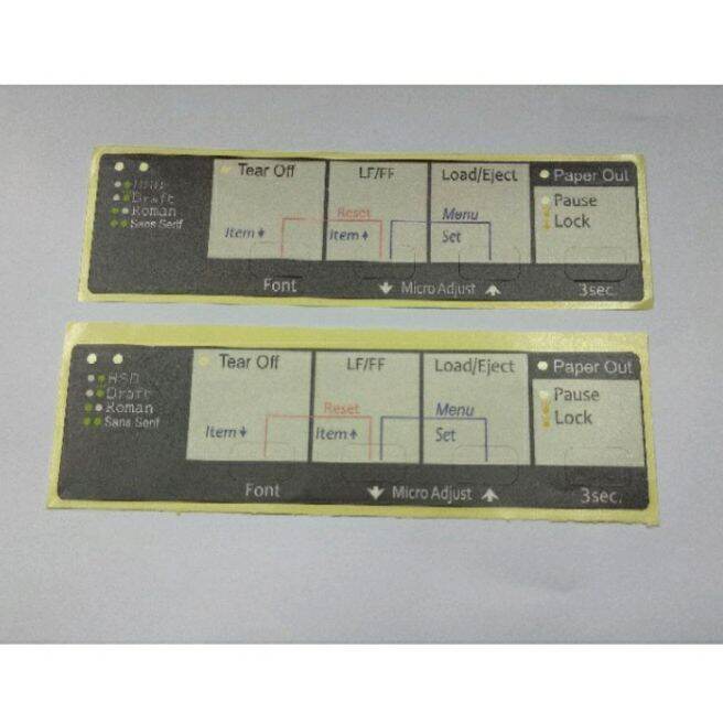 Stiker Panel Epson LX310 LQ310 New Original | Lazada Indonesia
