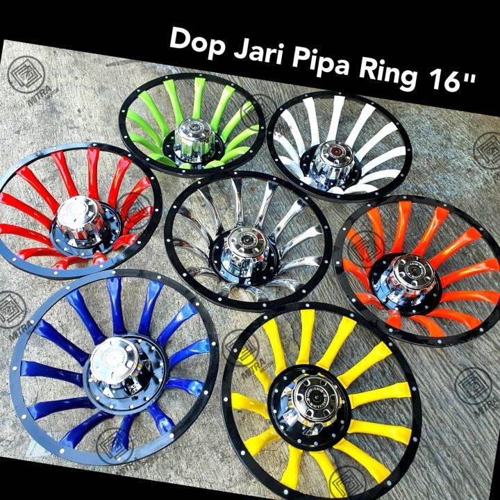 VARIASI WHEELDOP TRUCK 16" JARI PIPA 1SET BELAKANG DOP RODA TRUK WILDOP ...