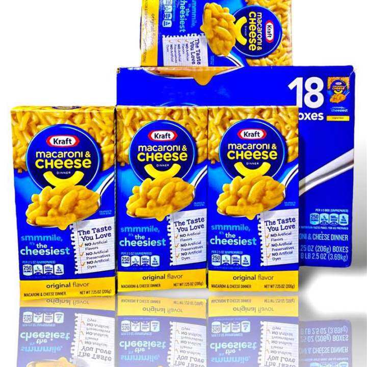 3 box Kraft Original Mac & Cheese (206g) Easy Mac | Lazada PH