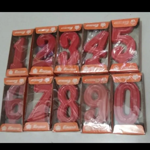 Lilin Angka Merah | Lazada Indonesia