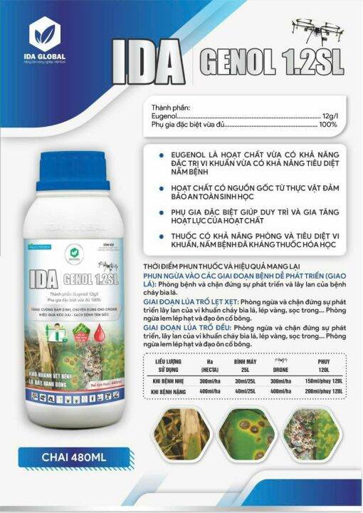 Thuốc trừ khuẩn nấm IDA GENOL 1.2SL | Lazada.vn
