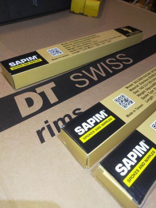 700c/29/27.5 SAPIM RACE SPOKES Light weight RB & MTB (64pcs+ long brass ...