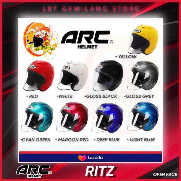 ARC RITZ HELMET [PLAIN COLOUR] ORIGINAL | Lazada