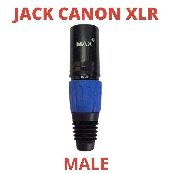 JACK KANON XLR MALE MAX JEK JECK CANON JANTAN AUDIO SOCKET BOX BOK BOKS SPEAKER SPEKER PASIF ...