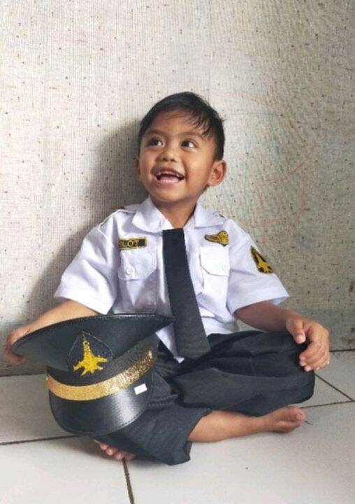 BAJU SERAGAM PILOT ANAK | Lazada Indonesia