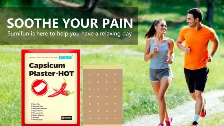 8 Pcs Capsicum Chili Plaster Hot Pain Relief Patch Organic Natural Back ...