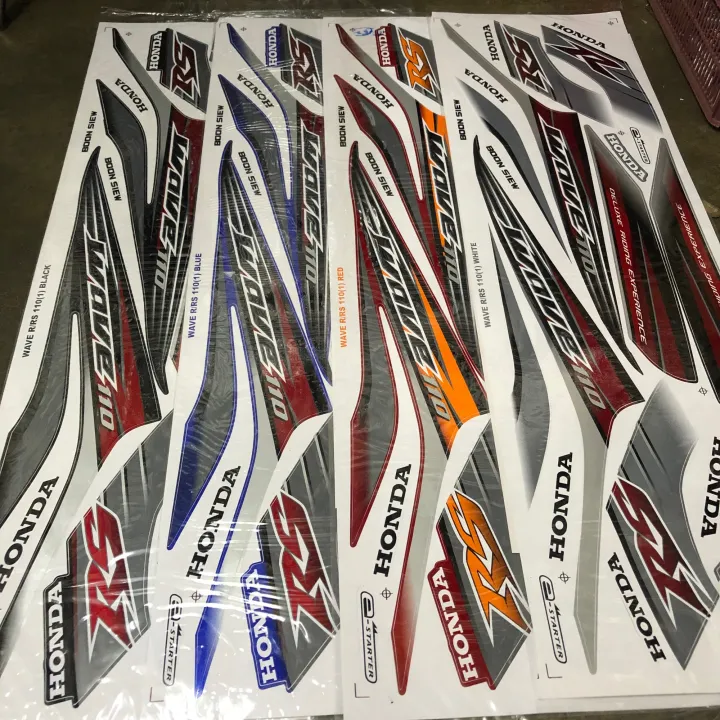 W110 BODY STICKER (1) WAVE R/RS 110(1) | Lazada