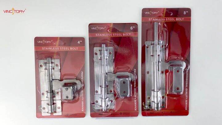 Vincitory - Grendel Overval Stainless Selot Gembok Pintu 2 Kancing ...