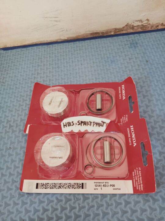 PISTON KIT UKURAN STD HONDA GENIO BEAT LED DELUXE STATER HALUS ORI KOJ ...