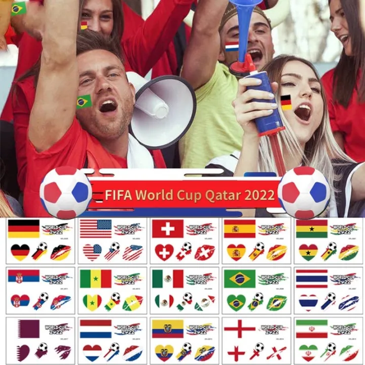 Sticker Pipi Fifa World cup Bendera Dunia isi 100 pcs | Lazada Indonesia