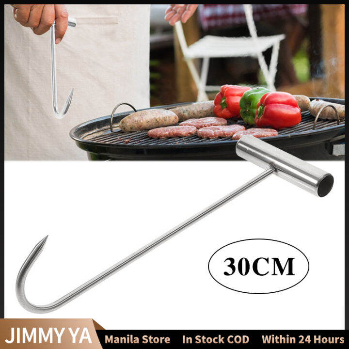 28cm T-Handle Butcher Pork Hook Beef Meat Hook Stainless Steel Kitchen ...