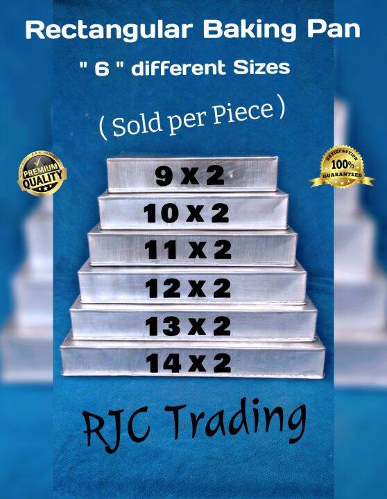 RECTANGLE PAN / BROWNIES MOLDER / RECTANGLE CAKE TRAY ( Sold per piece ...