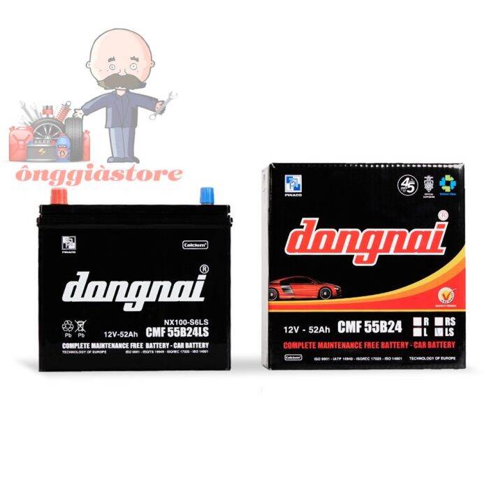 Bình điện ắc quy Đồng Nai PINACO CMF 80D26L dành xe Oto (12V - 70Ah ...