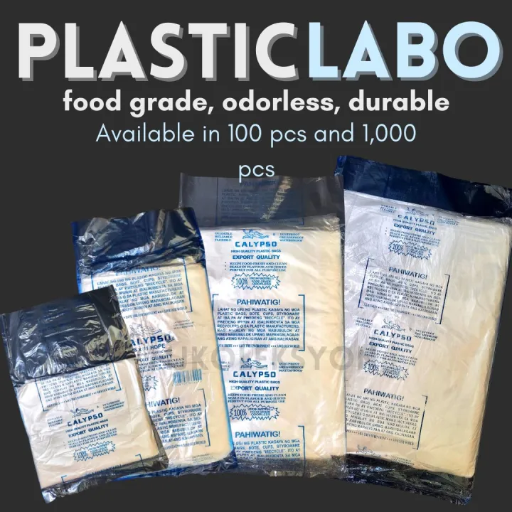 Plastic Labo 100pcs Calypso 4size available | Lazada PH