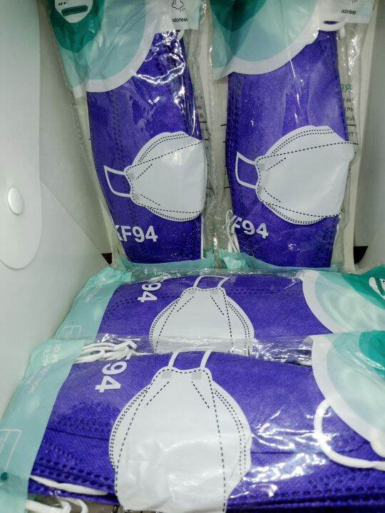 MASKER KOREA KF94 EVO UNGU TEBAL 10pcs pack | Lazada Indonesia