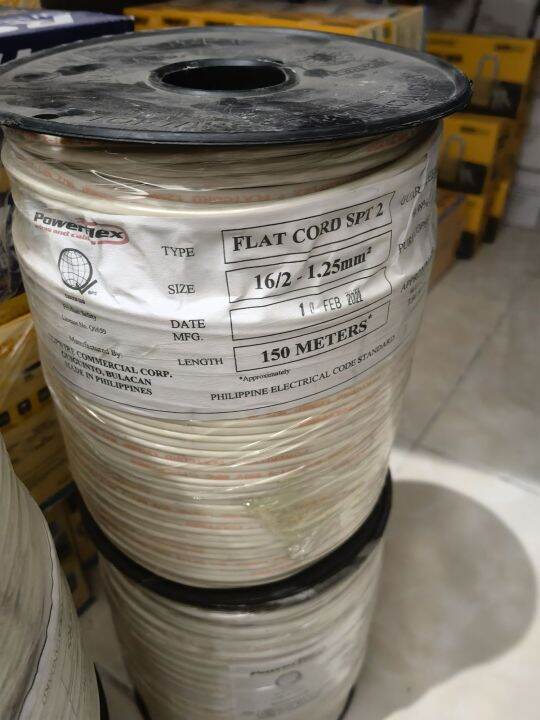flat cord wire per roll.one roll 150meter | Lazada PH