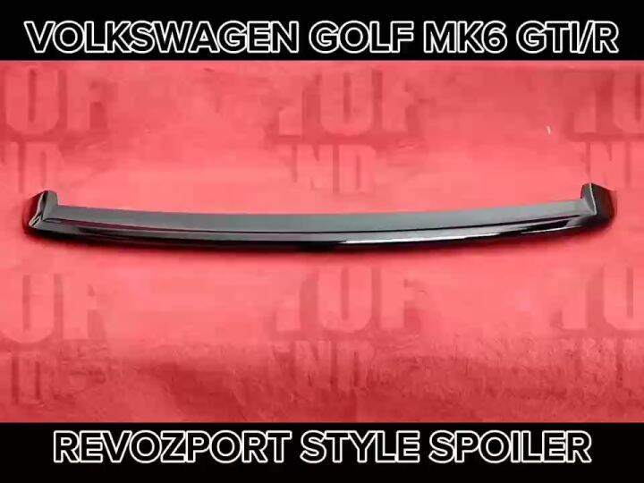 VOLKSWAGEN GOLF MK6 GTI R REVOZPORT SPOILER REAR TRUNK SPOILER ...