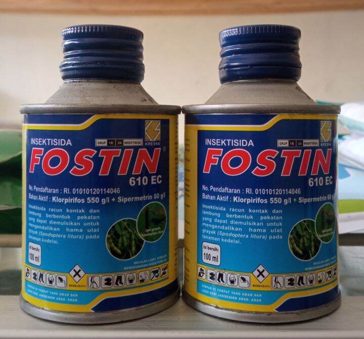 INSEKTISIDA FOSTIN 610 EC 100 ML OBAT ULAT | Lazada Indonesia
