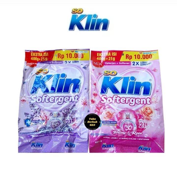 soklin softergen bubuk 425 gram / so klin jumbo | Lazada Indonesia