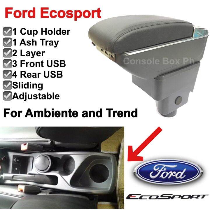 Ford Ecosport Armrest Console Box Ambiente and Trend | Lazada PH