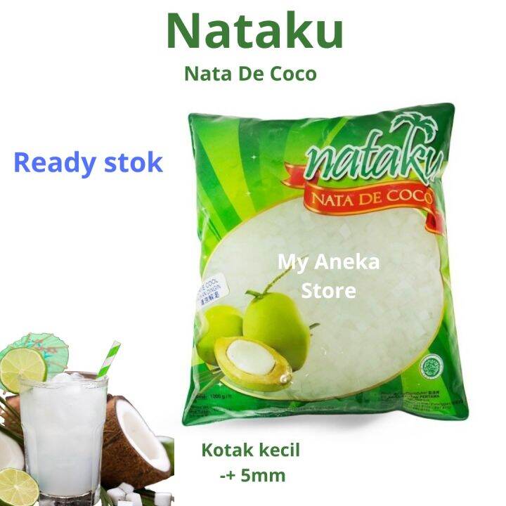 NATAKU nata de coco 1kg /nata kara / nata de coco/ jelly /jelly rainbow | Lazada Indonesia
