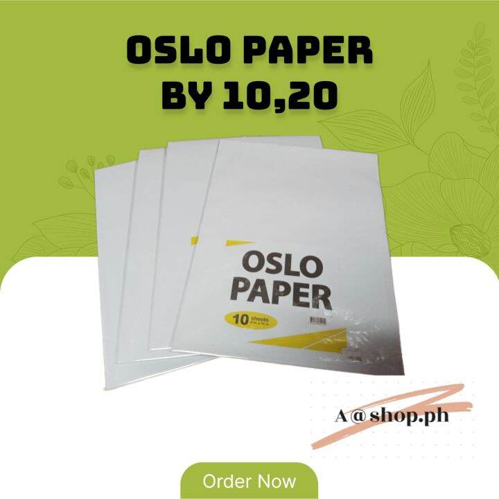 Oslo Paper 20pcs | Lazada PH