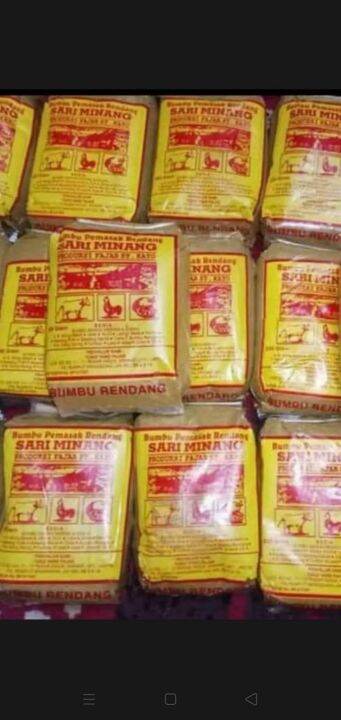 BUMBU RENDANG SARI MINANG 1 kg (4bks) | Lazada Indonesia